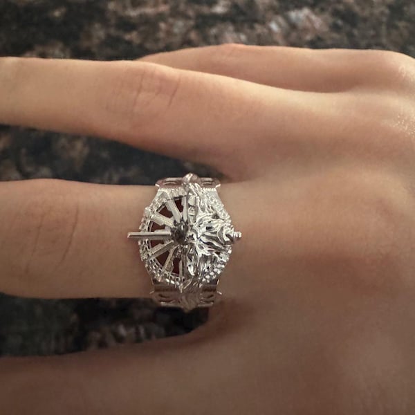 Ring of Legend Lucii, Handmade Final Fantasy Ring, Regis Lucis Caelum ...