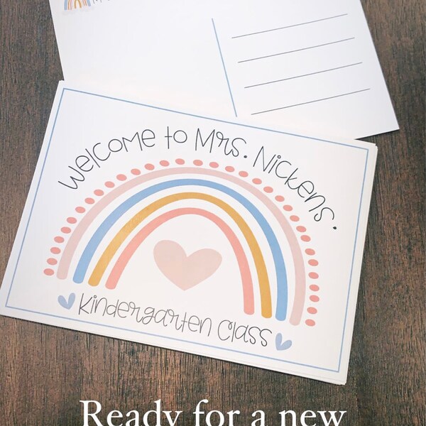 Welcome Postcards for Students - Teacher Notes to Students - Welcome to ...