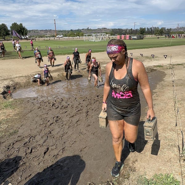 Mud Run /I Sparkle Even in the Mud/ Glittered Ladies Tank Top / 5k Run ...