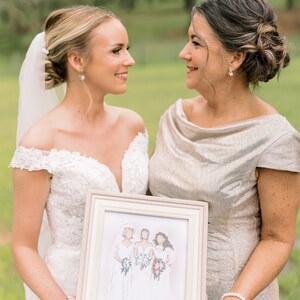 Mother of the Bride Illustration/ Mother of the Groom - Etsy