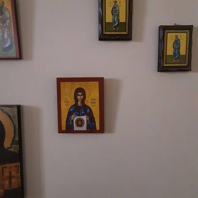 Saint Veronica Icon, Handmade Greek Orthodox Icon of St Veronika ...