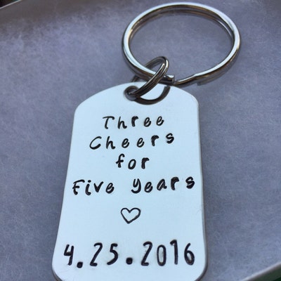 Quote Keychain Special Message Keychain Handstamped Keychain - Etsy