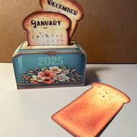 Toaster 2025 Calendar Gift Box Printable, Christmas Handmade Gift, DIY ...