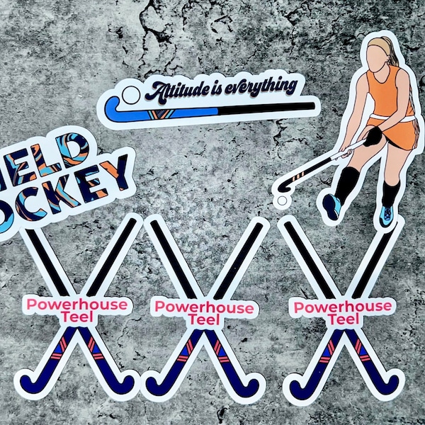 Field Hockey Sticker | Girl Field Hockey | Sticker Pack | Field Hockey ...