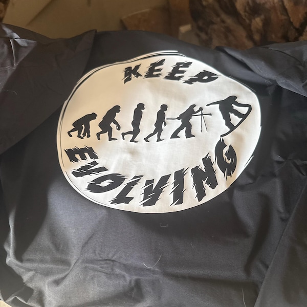 Silver Ski Evolution Sticker - Etsy