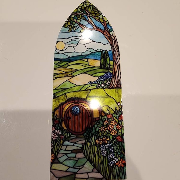 Shire's Cottagecore World Stained Glass Bookmark | Transparent Bookmark ...