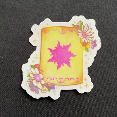 Floral Tangled Lantern Transparent Stickers/ Rapunzel Princess ...
