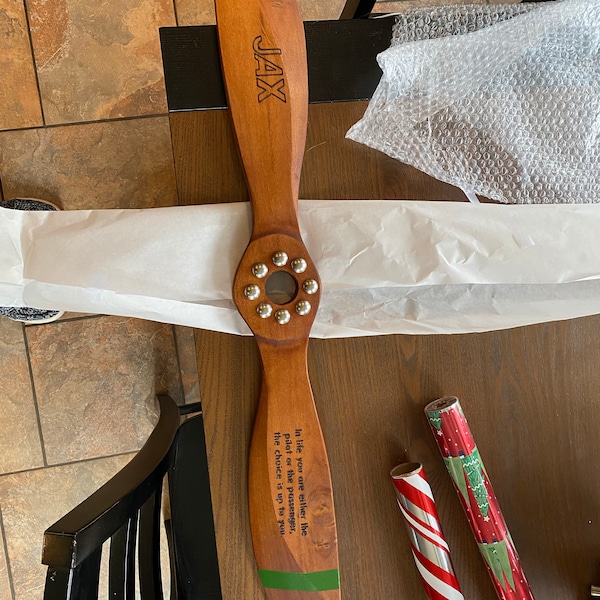Short Airplane Propeller Replica 35" - Airplane Nursery, Pilot Airforce ...
