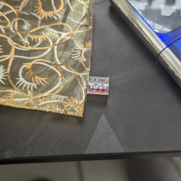 Sterling Silver Charm, Slot Machine, Fits Pandora Bracelet, Gift for ...