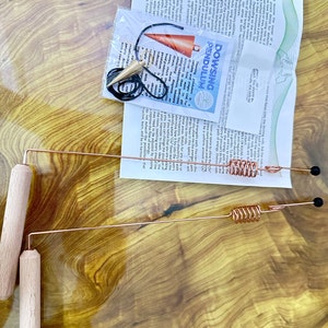 One-handed Copper Dowsing Rod Bobber With Brass Tip - Etsy