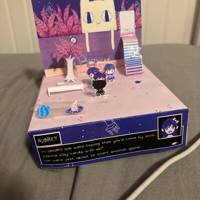 OMORI Neighbor's Room 3D Cube Diorama TEMPLATE - Etsy