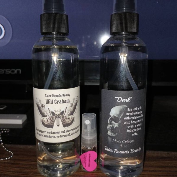 Dark - Men's Cologne Vegan Perfume Collection - Witch Gothic Goth - All ...