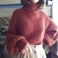 CROCHET PATTERN: the Millennial Jumper - Cowl Neck/ Turtle Neck Sweater ...