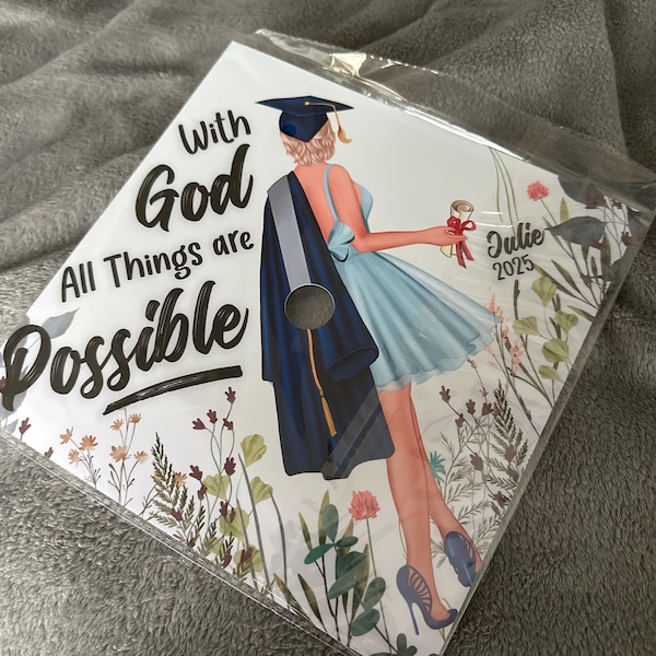 Customized Occupational Therapy Grad Cap, OT Graduation Cap Decorations ...