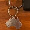 Personalized Australia Keychain, Long Distance Gift, Gift for Him ...