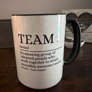 Dream Team Best Team Ever Coffee Mug ,coworker Gifts, Employee Gifts ...