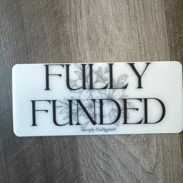 Sinking Fund Sticker Sheets - Etsy