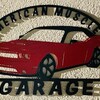 American Muscle Garage Metal Car Sign 2008 2009 2010 2011 2012 2013 ...