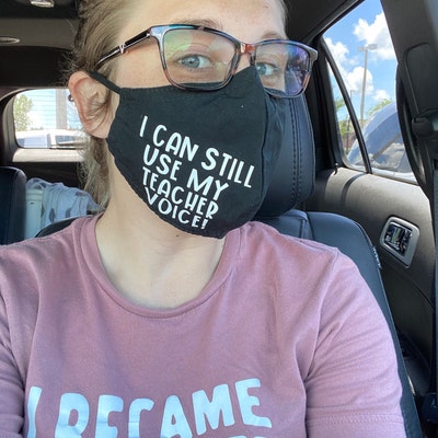 Teacher Face Masks - Etsy