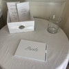 Wedding Box Program Box Program Basket Bridal White Wedding - Etsy