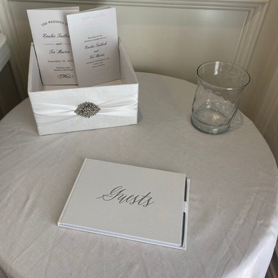 Wedding Box, Program Box, Program Basket, Bridal White Wedding Box ...