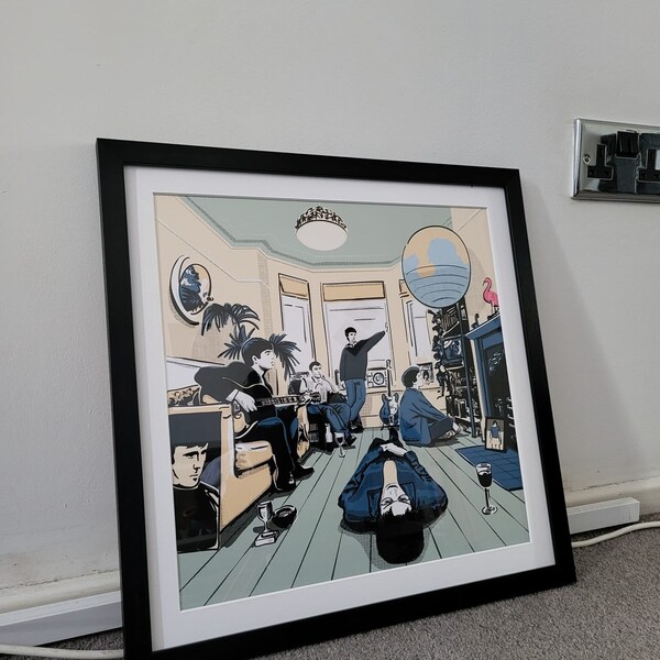 The Roses | Lemon | Illustration | Print | A5 A4 A3 A2 A1 | Unframed ...