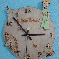 The Little Prince Desk / Wall Clock / Wood Clock - Etsy Singapore
