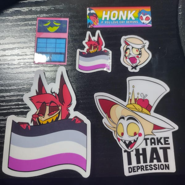 Front Facing Allan Smiling Friends Sticker Waterproof Adult Swim Decal ...