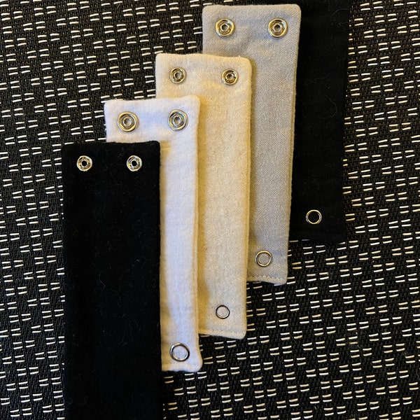 Bodysuit Extender Set of 4, Custom Length, Snap-on - Etsy
