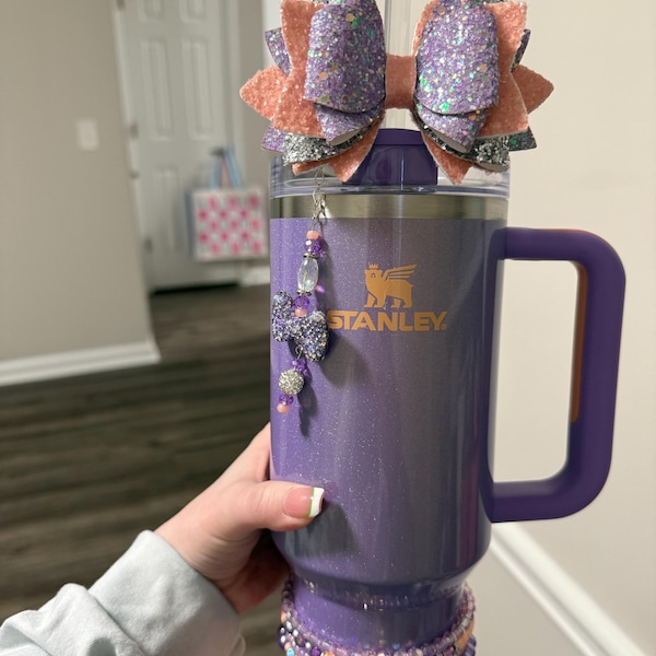 Deep Purple Stanley Bracelet Stack Accessories - Purple With Teal - Etsy