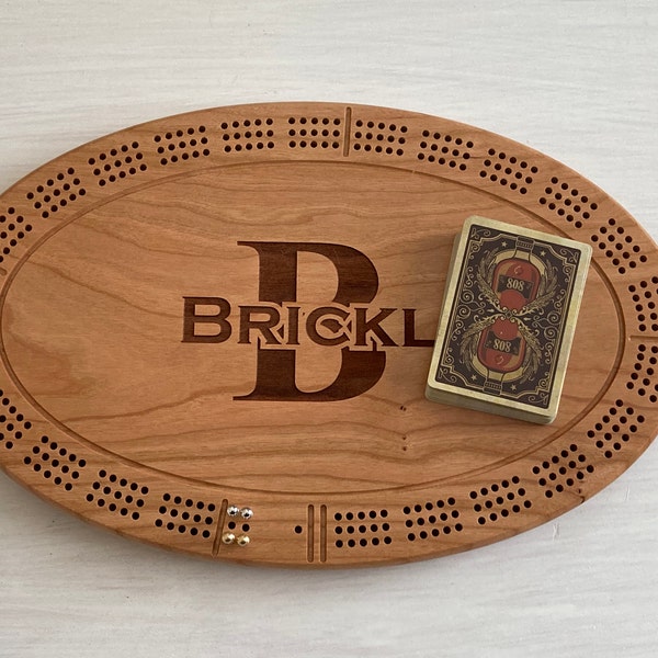 Personalized Cribbage Board, Custom Cribbage Board, Couples Gift ...