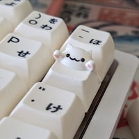 Catty Keycap (bongo Cat Meme Inspired) - Bongo Cat Keycap - Artisan ...