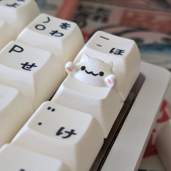 Catty Keycap (bongo Cat Meme Inspired) - Bongo Cat Keycap - Artisan ...