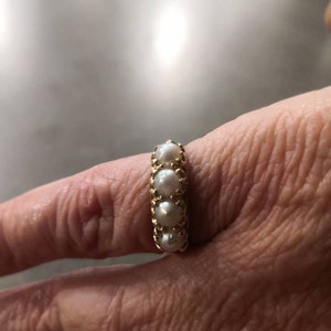 1965 Class Ring 10k Gold Ripon High School m P Initials Size 6.75 / N ...