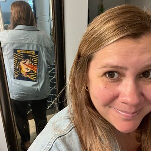 Not Today Iron on Patch // Large Back Patch // Woman Patches// Iron on ...