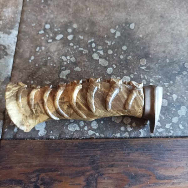 Jungle's Alien Xenomorph - Curly Poplar Stabilized Wood - Etsy