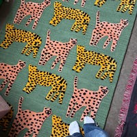 Hand Tufted Rug Hand Tuft Tufted Wool Silk Anthea Floral Designer ...