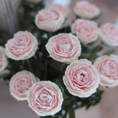 Kit Rose antique Rose Dollhouse Miniature Garden Flower Shop, Scale 1: ...