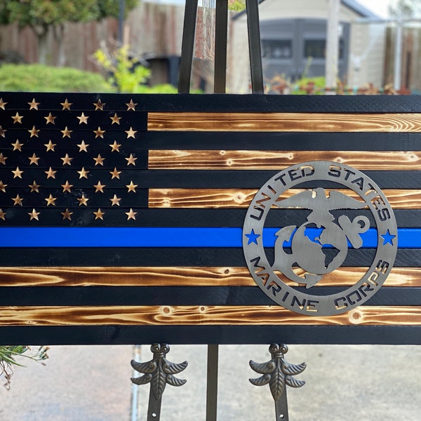 US Marine Corps Metal Sign -- Authorized Seller for USMC Logo -- USMC ...