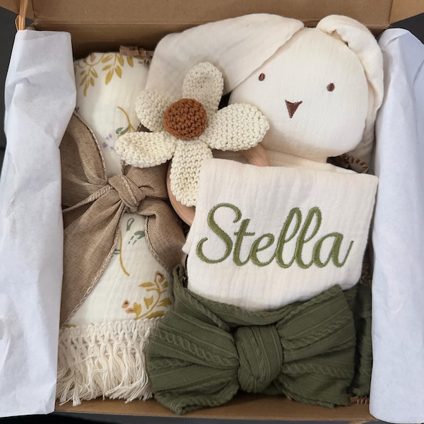 Baby Gift Box, Neutral Baby Gift, Baby Gift Set, Baby Boy, Baby Girl ...