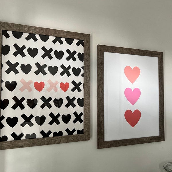 Pink Groovy Flowers Print, Boho Wall Art, Flower Prints, Groovy ...