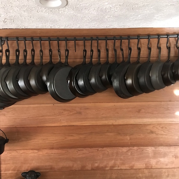 Metal S Hook, Plumbing Pipe Rack, Pot Rack Hooks, Industrial Pot Rack ...