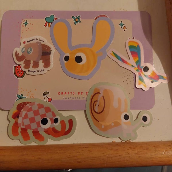 Bunger is Love...bunger is Life | Bunger Sticker | Bunger Pin | Bugsnax ...