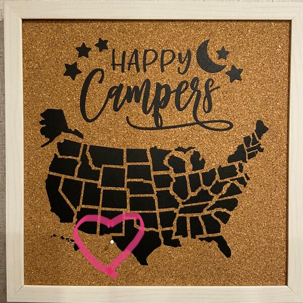 Been There Ran That - 50 States Marathon / Half Marathon Pinnable Cork ...