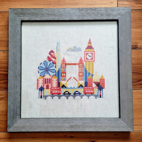 Pretty Little London - Satsuma Street Modern Cross Stitch Pattern PDF ...