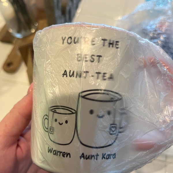 Personalized Best Aunt-tea Camp Mug, You'll Always Be My Favorite Aunt ...