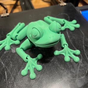 Cute Flexi Print-in-place Frog STL File for 3D Printing - Etsy