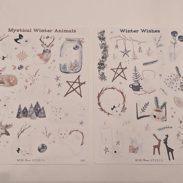 Yule Journal Stickers, Pagan Wicca Sabbat, Book of Shadows, Grimoire ...