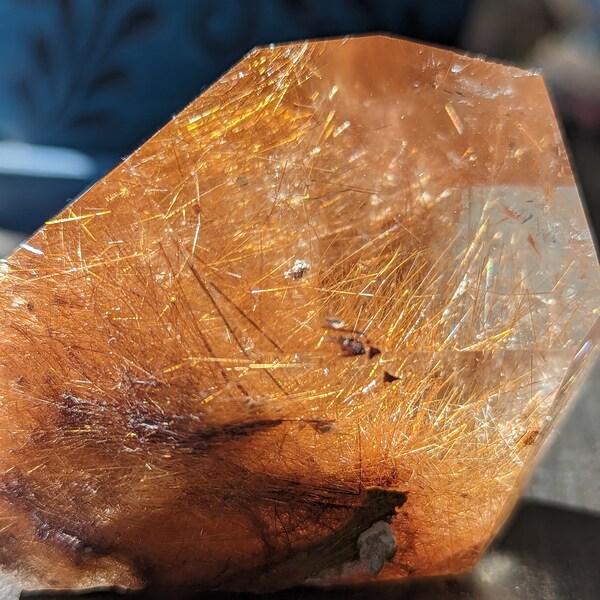 Extra High Grade Garden Rutilated Quartz Freeform| Hematite Inclusion ...