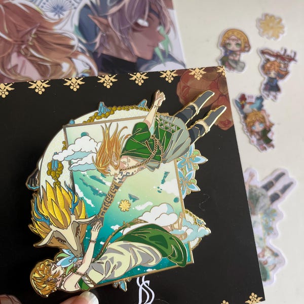 LOZ Legend of Zelda link Up& Link Downcharm Chain - Etsy